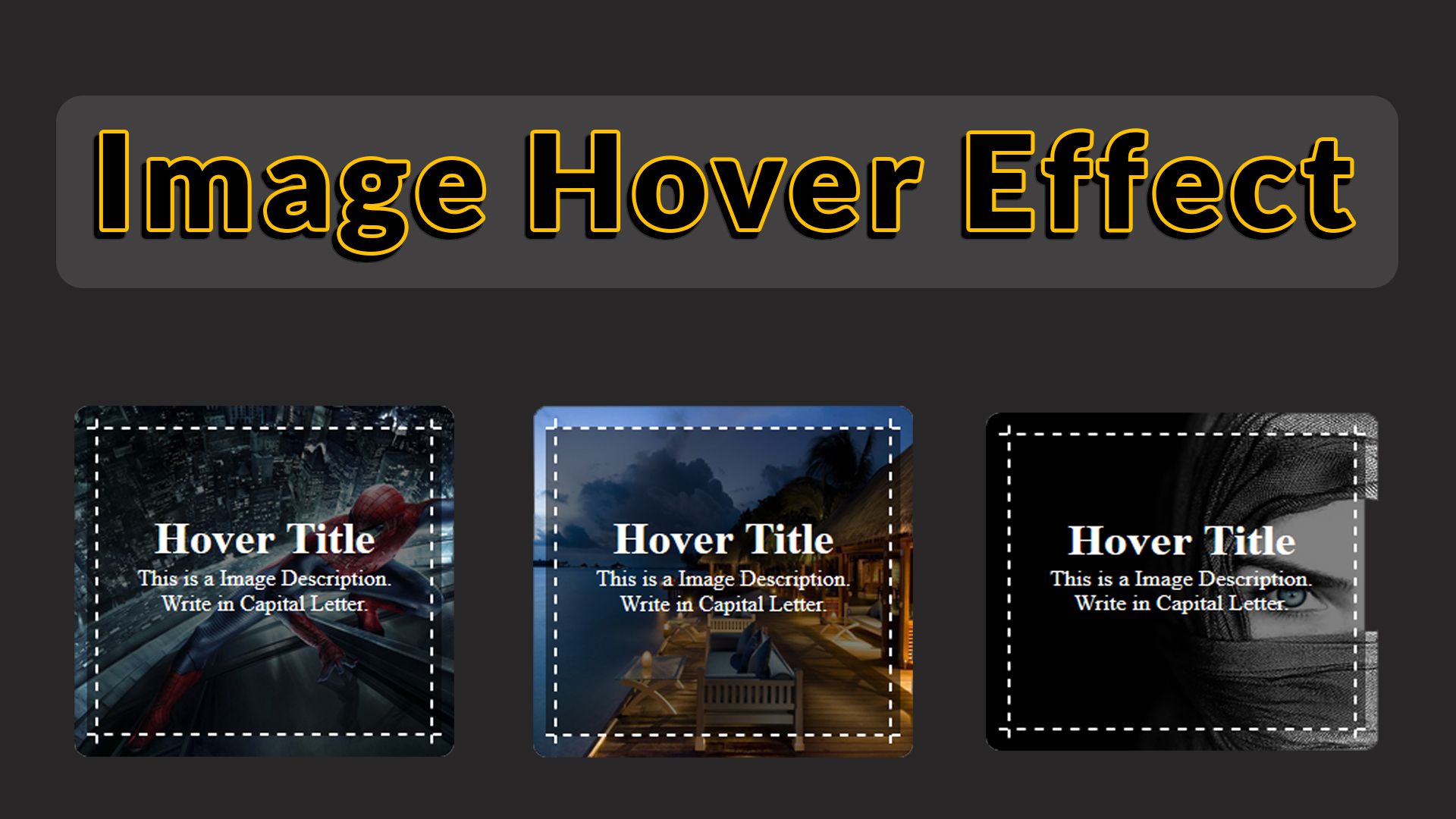 Image Hover Effect How To Create Image Hover Overlay Effects 